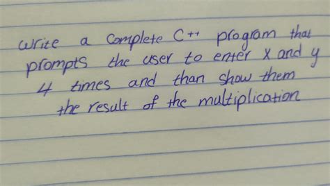 Solved Write A Complete C Program That Prompts The User
