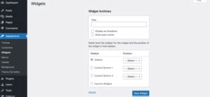 How To Add WordPress Widgets In Accessibility Mode