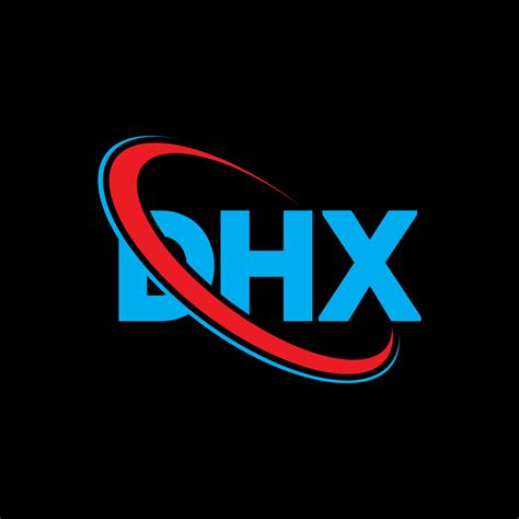Logotipo De Dhx Letra Dhx Diseño Del Logotipo De La Letra Dhx