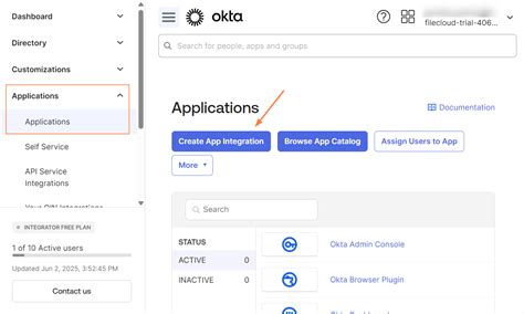Okta Set Up Filecloud Integration For Sso Groupuser Import