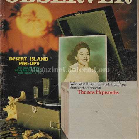 The Observer Magazine Cindy Buxton Magazine Canteen