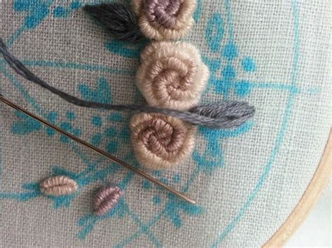 프랑스 자수레이즈드 리프 스티치 네이버 블로그