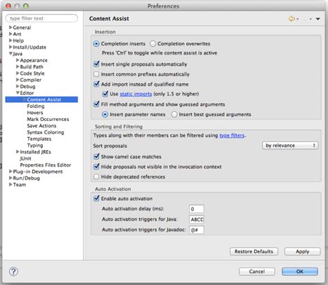 Intellisense In Eclipse Esau Silva