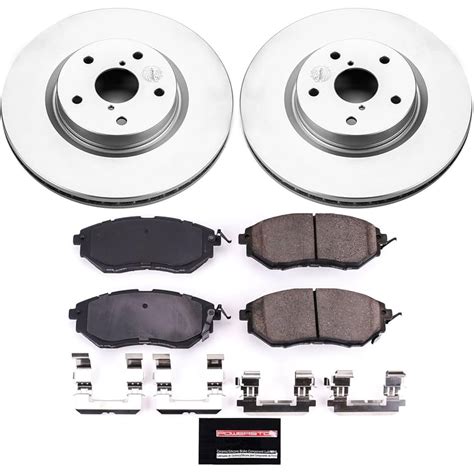 Drilled Slotted Rotors Power Stop Z23 Brake Kit For Mercedes S430 2003