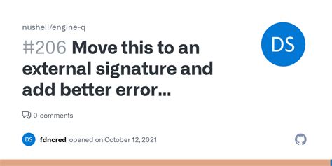 Move This To An External Signature And Add Better Error Handling