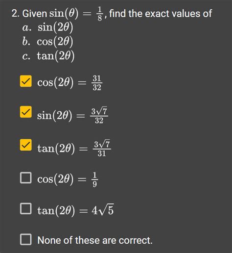 Are These Correct [pre Calculus] R Homeworkhelp