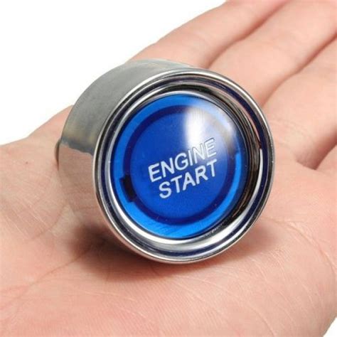 Sell Blue Universal Car Auto Push Button Engine Start Switch Illuminated Starter In Beijing