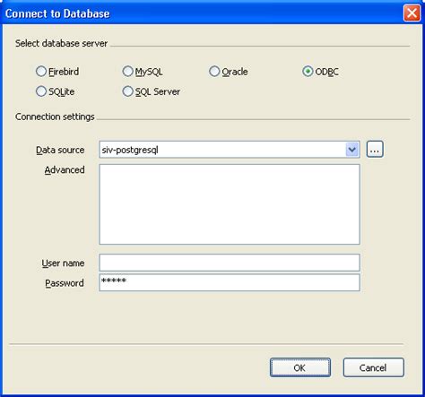 Sql Image Viewer Online Help Connecting Using Odbc