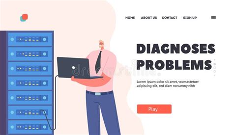Diagnosis Problems Landing Page Template System Administrator