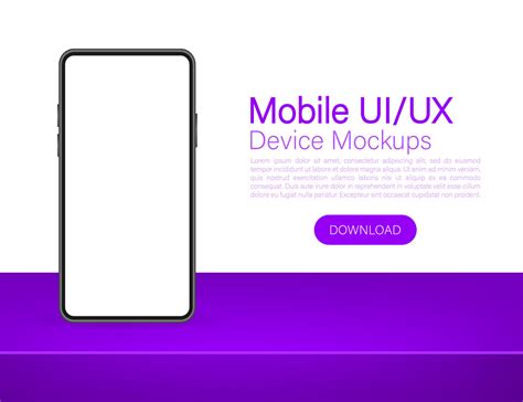 Icon With Mobile Ui And Ux Design On Red Background For Web Design App Interface Template