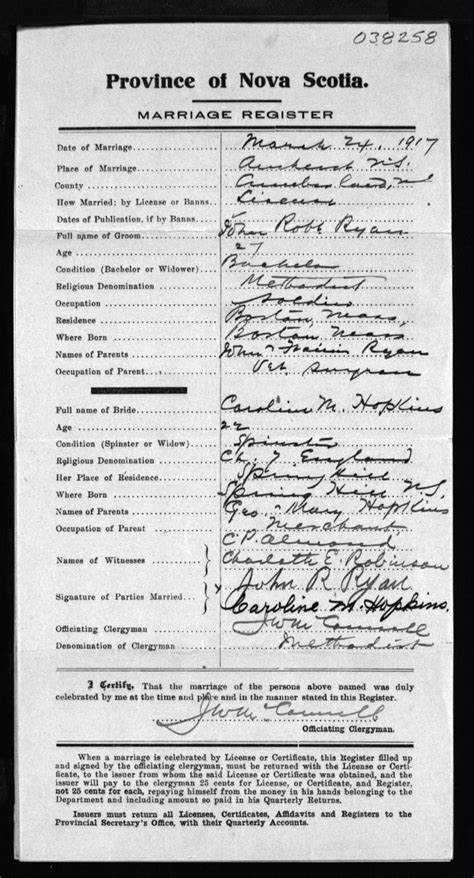 Nova Scotia Archives Nova Scotia Births Marriages And Deaths