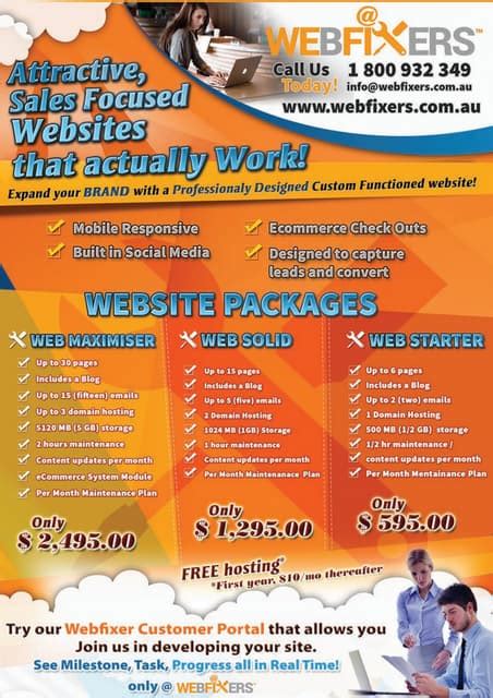 Web Fixers Web Development Packages Pdf Web Development Internet