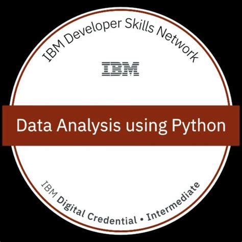 Keerthiga S On Linkedin Dataanalysis Python Ibmtraining Gratitude