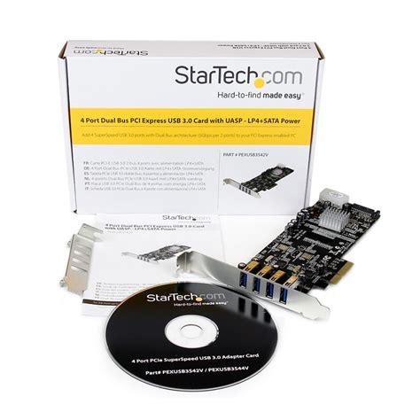 Buy StarTech PEXUSB3S42V 4 Port PCIe SuperSp Comms Express