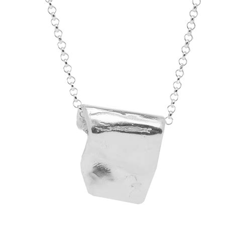 Simuero Papiro Necklace Silver End Kr