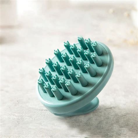 Scalp Massager Brush Hair Shampoo Brush Scrubber Dandruff Reduce Silicone Scalp Brush Exfoliator