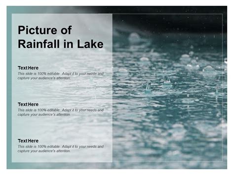 Picture Of Rainfall In Lake Ppt Powerpoint Presentation Styles Themes