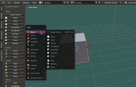 add mesh single vertex basics and interface blender artists