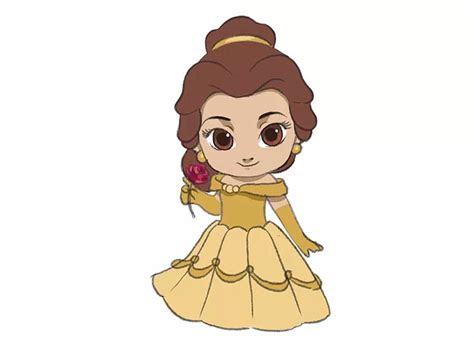 نقاشی دیو و دلبر با آموزش مرحله به مرحله برای کودکان