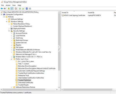 Implementing Ivanti Patch For Sccm Part 2 Wsus Code Signing Certificate Kevins Tech Blog