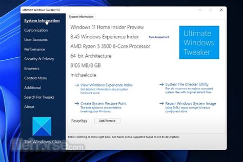 Ultimate Windows Tweaker Has Been Updated To V441 The Best Apps To