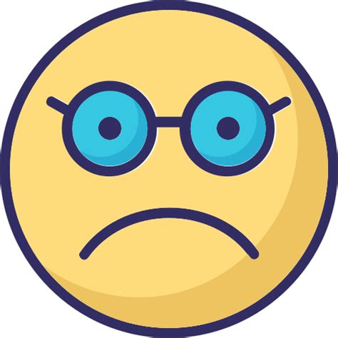 Nerd Face Generic Color Lineal Color Icon
