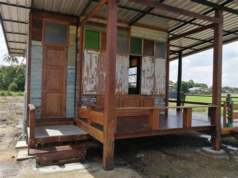 แบบกระท่อมปลายนา สร้างจากไม้เก่าเป็นหลัก สวยอบอุ่น Ihome108 บ้านหลังเล็ก ออกแบบบ้าน การ