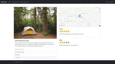 Github Imadosanyelpcamp A Full Stack Web Application That Allows Users To Create And Review