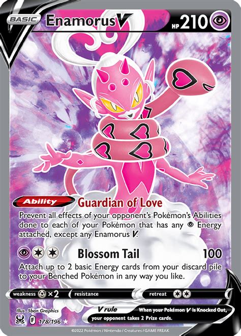 Enamorus V Lost Origin Pokemon Card Pikawiz