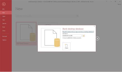 Membuat Form Pada Microsoft Access 2016 Ruang Inspirasi