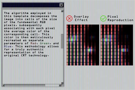 True CRT Effect Photoshop Template Behance