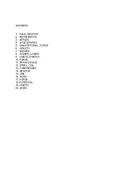 FOSS SCIENCE 4th Grade ENERGY Force And Energy