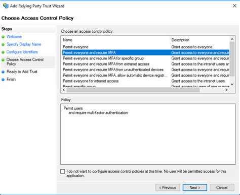 create a non claims aware relying party trust microsoft learn