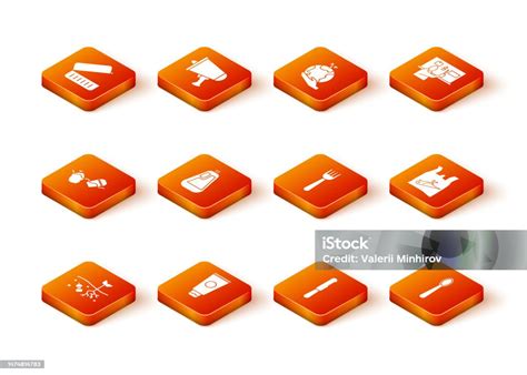 오염 행성 크림 화장품 튜브 바다 식기 세척액 병 일회용 플라스틱 나이프 포크 숟가락 및 죽은 새 아이콘의 설정 문제 벡터 3