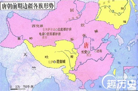 唐朝地图——中国古代唐朝地图 趣历史