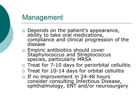 Periorbital Cellulitis Antibiotics