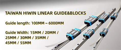 Hiwin Linear Guides Hg Hgr20 Hgh20ca Hgh20cc Heavy Load Linear Guide