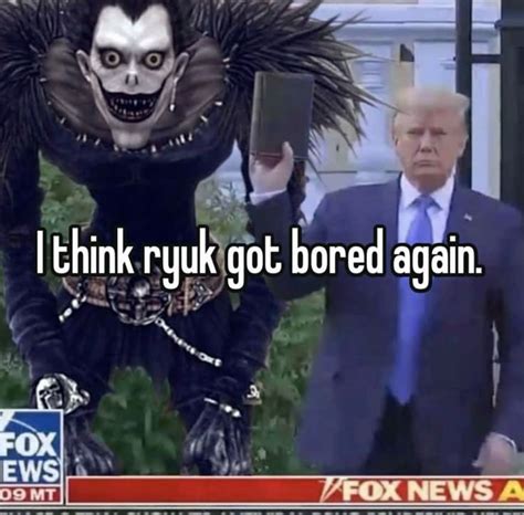 I Think Ryuk Got Bored Again Death Note Memes L Lawliet Another Anime