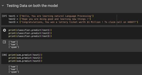 Spam Message Classification Devpost