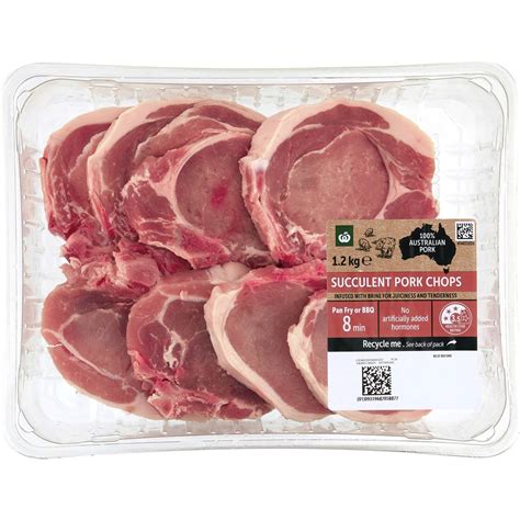 Calories In Woolworths Moisture Infused Pork Chops Calcount