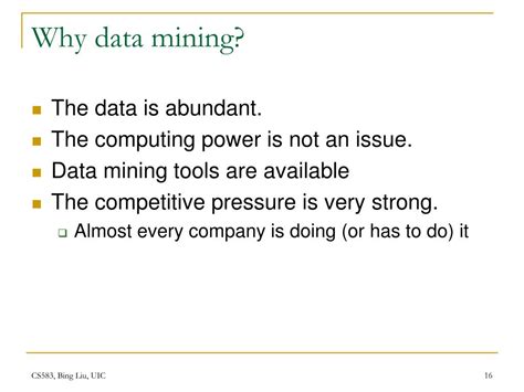 PPT CS583 Data Mining And Text Mining PowerPoint Presentation Free Download ID 625925
