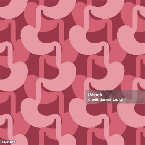 위 패턴입니다 배경 배 내부 장기 텍스처입니다 원활한 의료 장식입니다 벡터 일러스트 레이 션 패턴에 대한 스톡 벡터 아트 및 기타 이미지 Istock