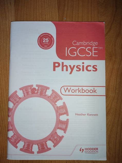 Cambridge IGCSE Physics Workbook Hodder Education Hobbies Toys Books Magazines Textbooks