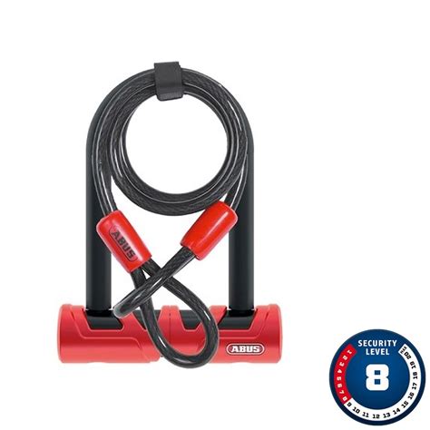Abus Ultimate 420 Mini Cable Red Jv Bike