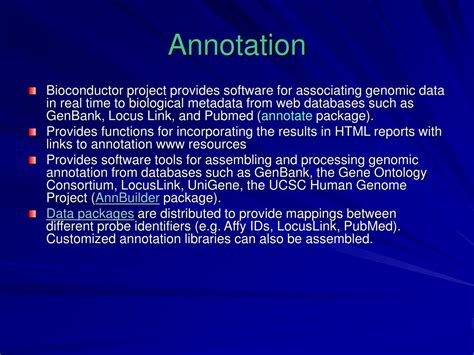 Ppt Introduction To Bioconductor Powerpoint Presentation Free Download Id 5658772