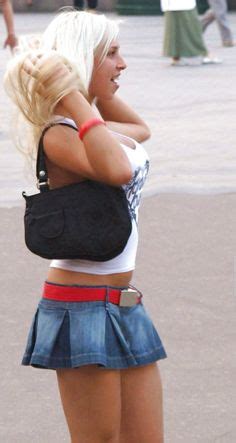 Mini Skirt In Public