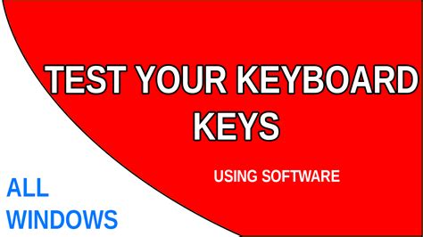 Test Your Keyboard Keys For Windows PC TechTubeTN TechTubeTN