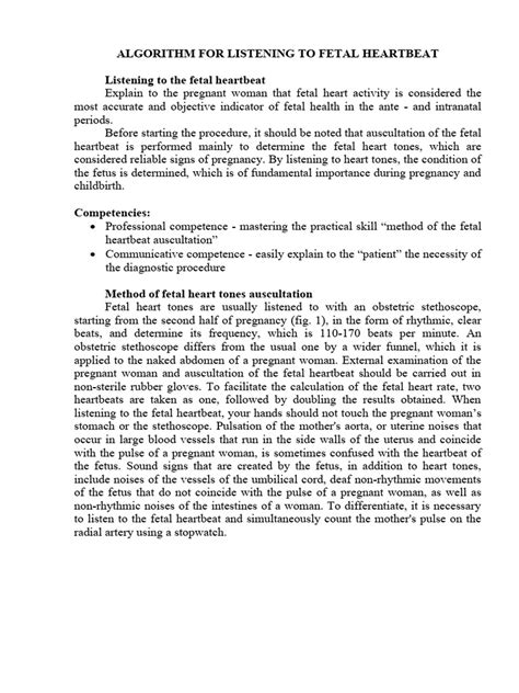 Algorithm Fetal Hb Obstetrics Pdf Fetus Pregnancy