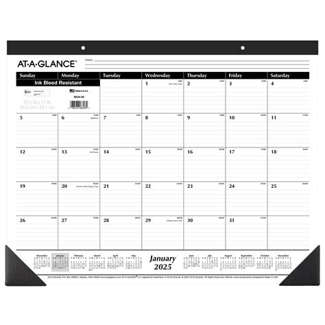 2025 Desk Pad Calendar Calendars 2025