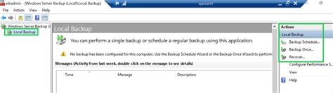 Windows Server Backup Kurulumu Active Directory Active Directory